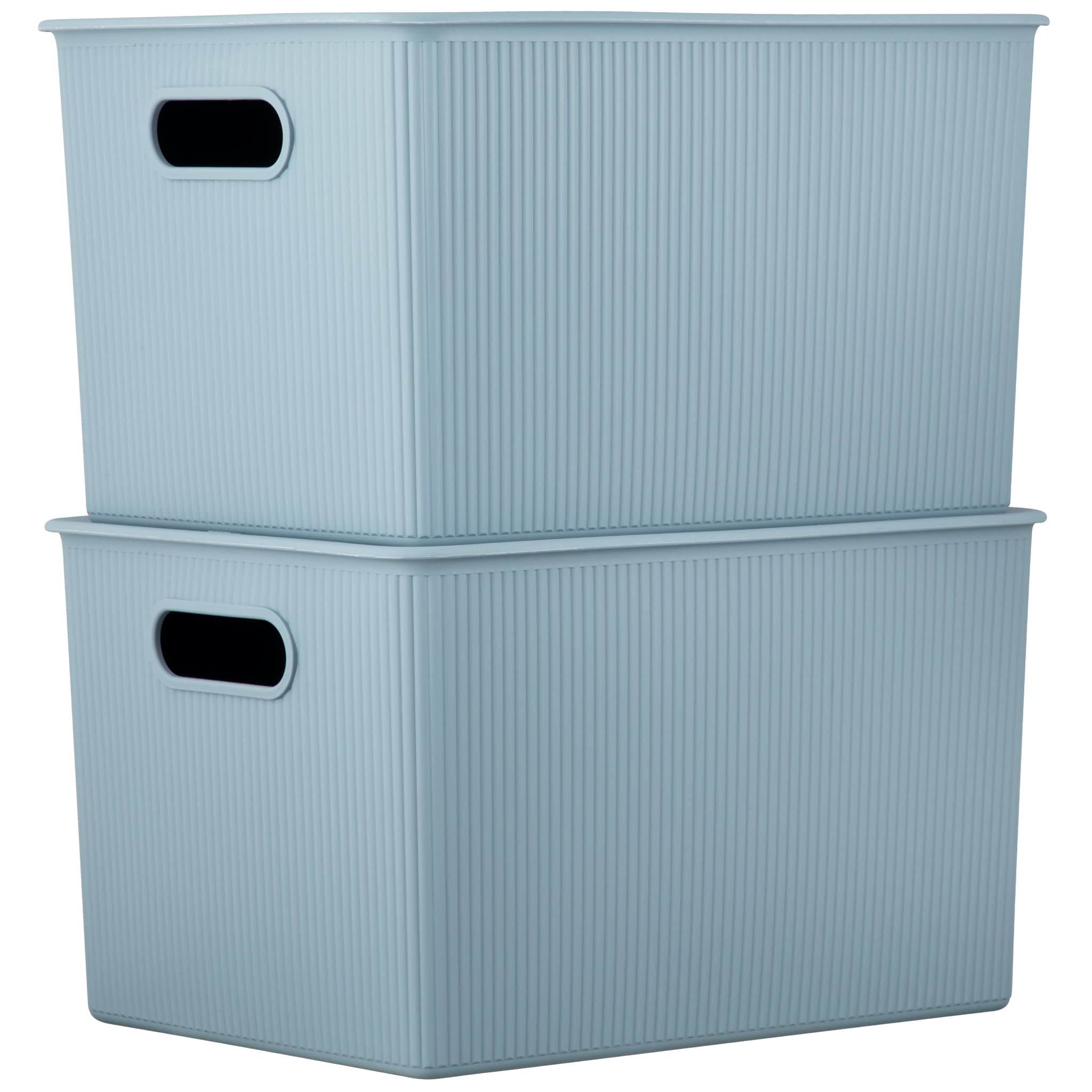 Amazon.com: Superio Ribbed Collection - Decorative Plastic Open Home ...