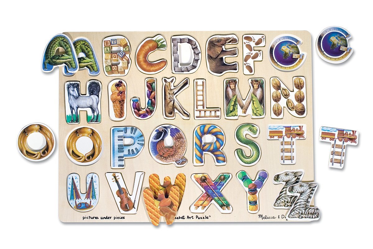 Animal Alphabet Puzzle Melissa And Doug Wooden Alphabet Puzzles