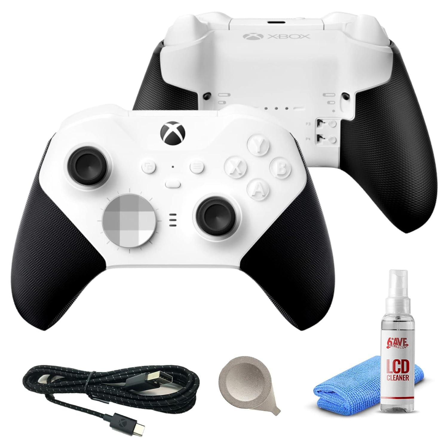 Amazon.com: Xbox White Elite Series 2 Core Wireless Controller ...