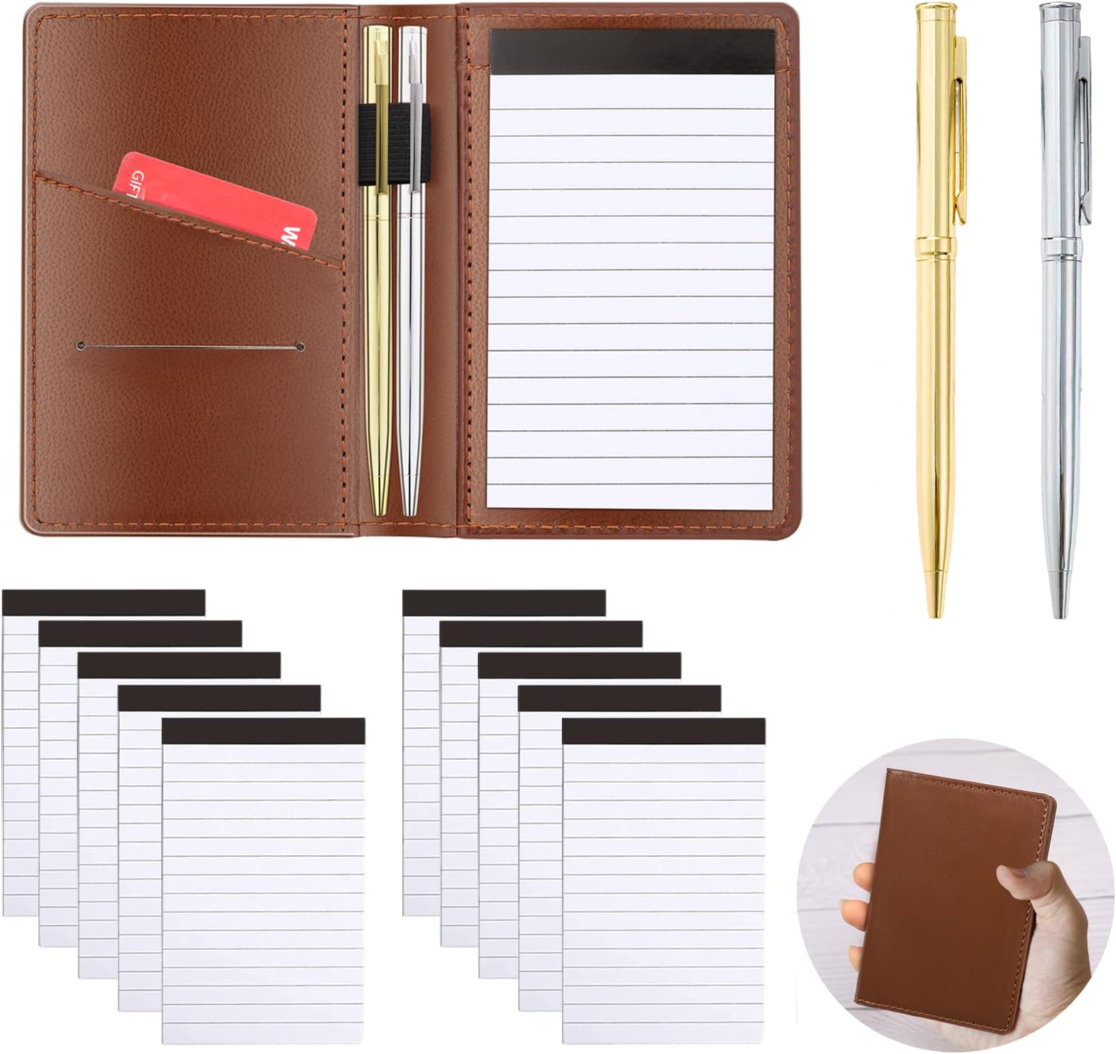 Amazon.com : Samsill Mini Pocket Notebook Holder Refills, Memo Refills ...