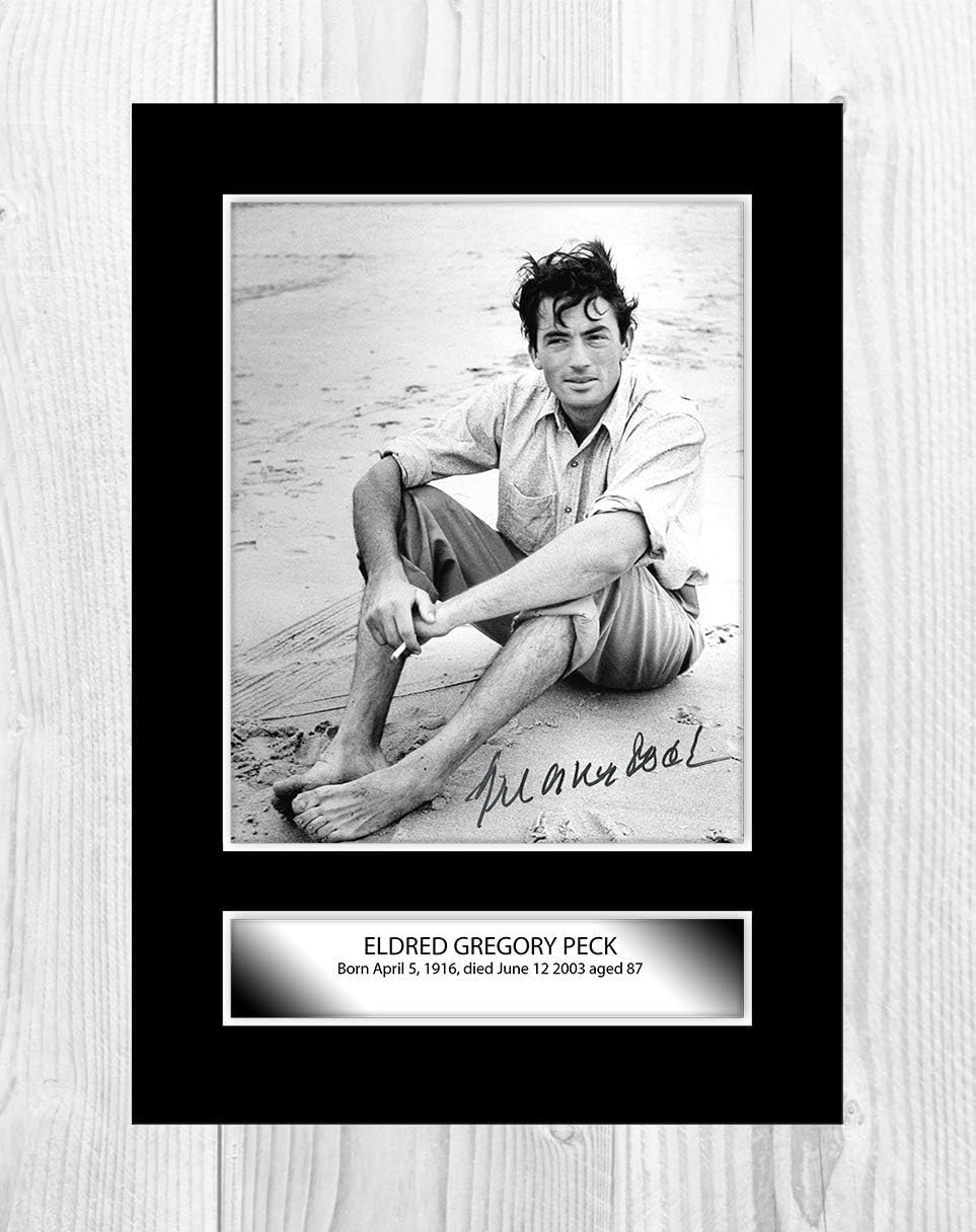 Amazon.com: Engravia Digital Gregory Peck Reproduction Signature Poster ...