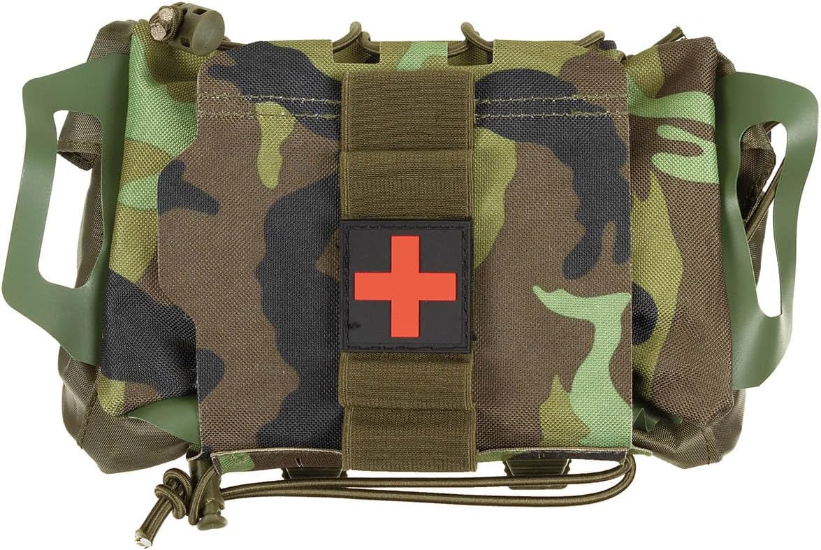 Amazon.com: MFH Tactical IFAK First Aid Bag, M 95 Cz Camouflage ...