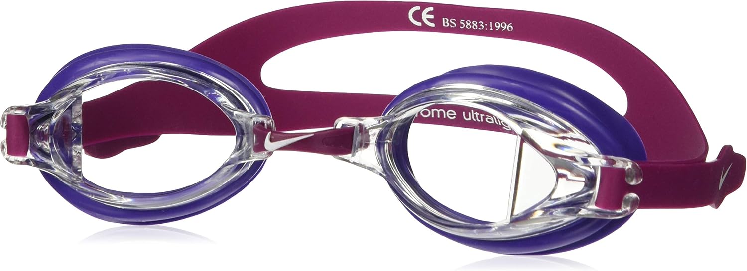 Amazon.com: NIKE Men's Chrome Swim Goggle, True Berry, One Size ...