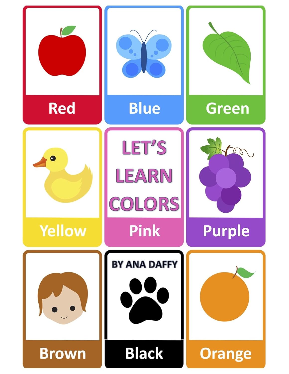 Amazon.com: Let's Learn Colors eBook : Daffy, Ana: Kindle Store