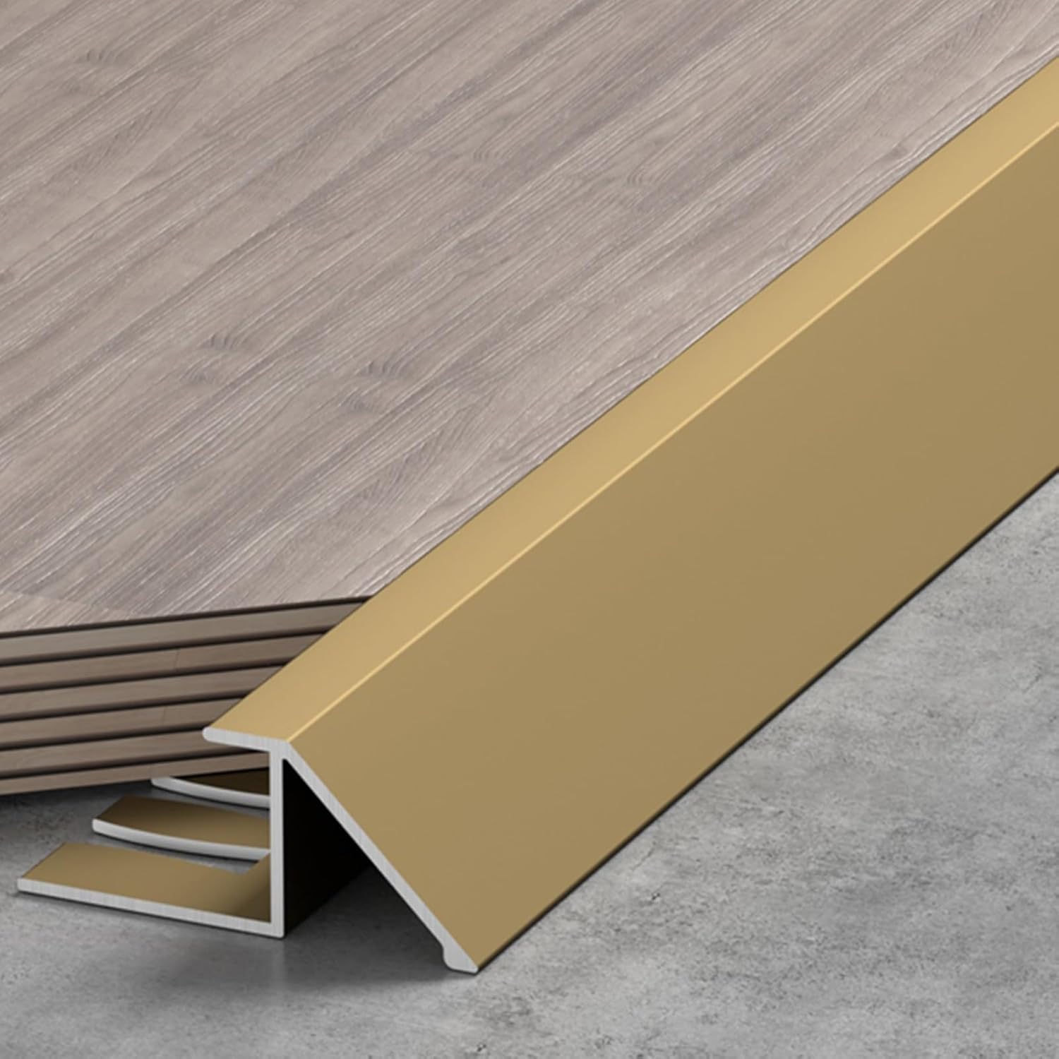 Amazon.com: TREGOO Transition Strip Wood Flooring Transition Ramp ...