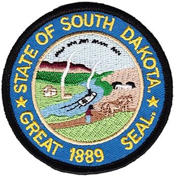 Amazon.com: South Dakota - 3 in Round State Seal Patch : Arts, Crafts ...
