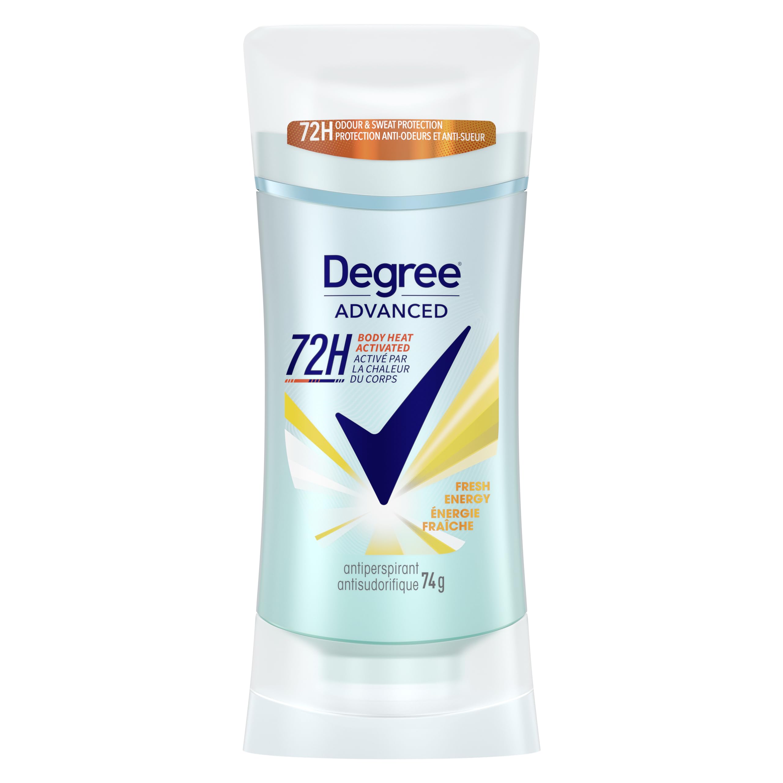 Degree Advanced Antiperspirant Deodorant Stick for 72H Sweat & Odour ...