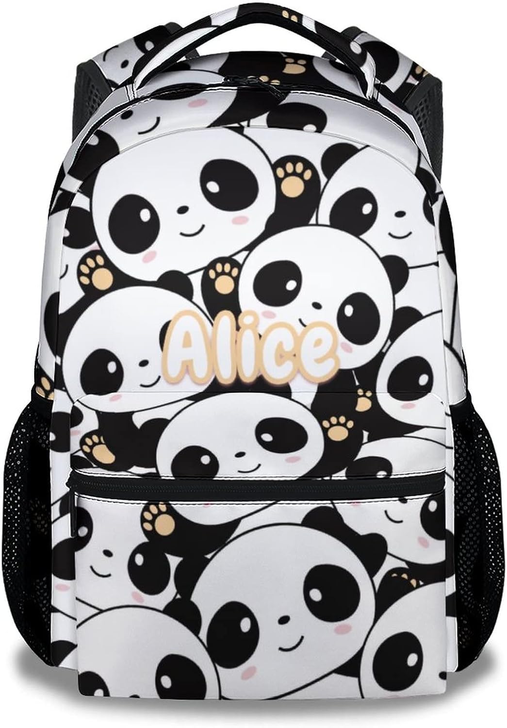 Amazon.com | Homexzdiy Personalized Girls Panda School Backpack, Custom ...
