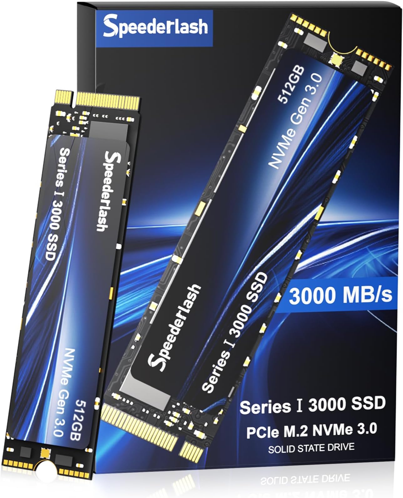 Amazon.com: Speederlash 512GB NVMe M.2 PCIe3.0 SSD, Gen3x4 M.2 2280 ...