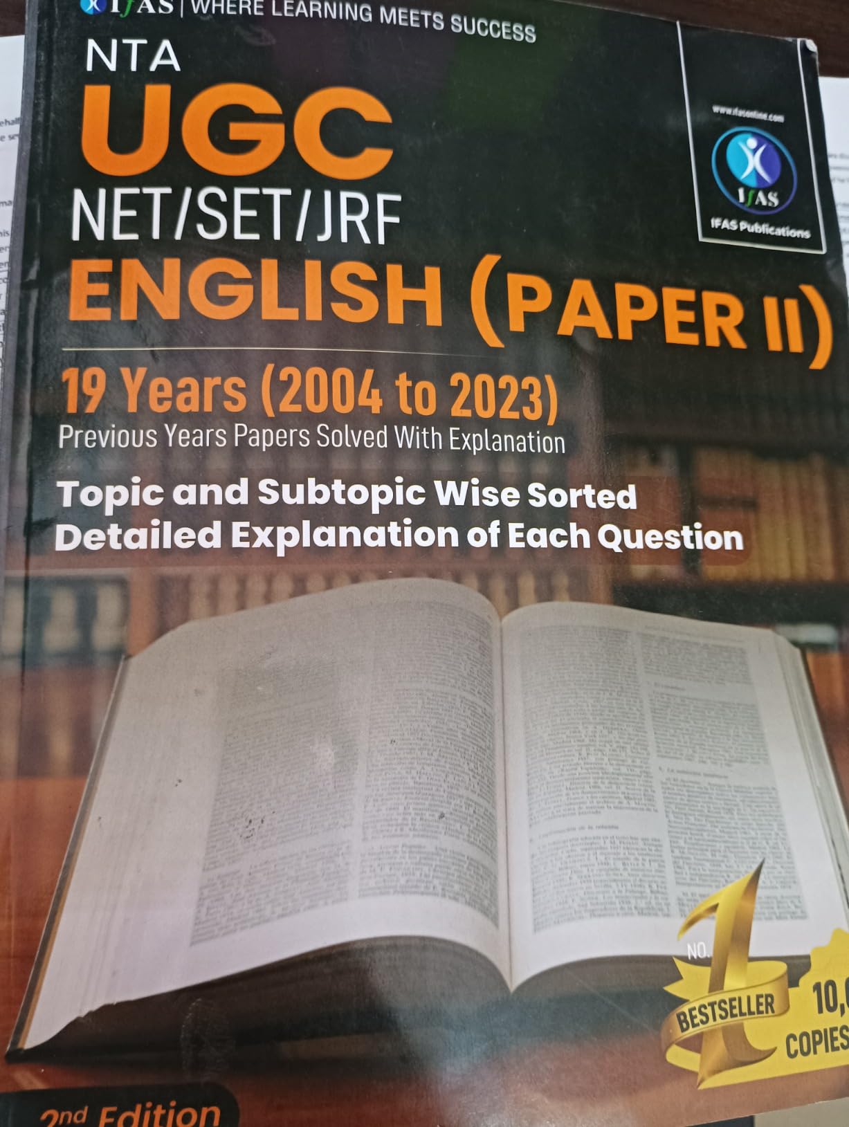 Buy UGC NET English Literature Paper 2 Book 2024 | Previous Year Solved Papers (2004 to 2024 Aug ...