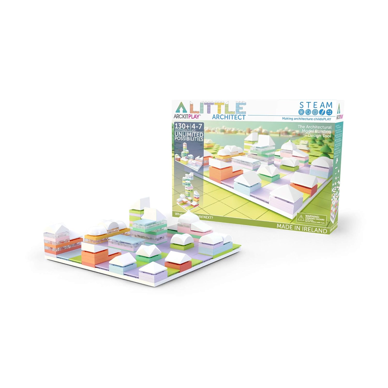 Arckit Architectural Model Building Kit: Little Architect - 130 Pieces ...