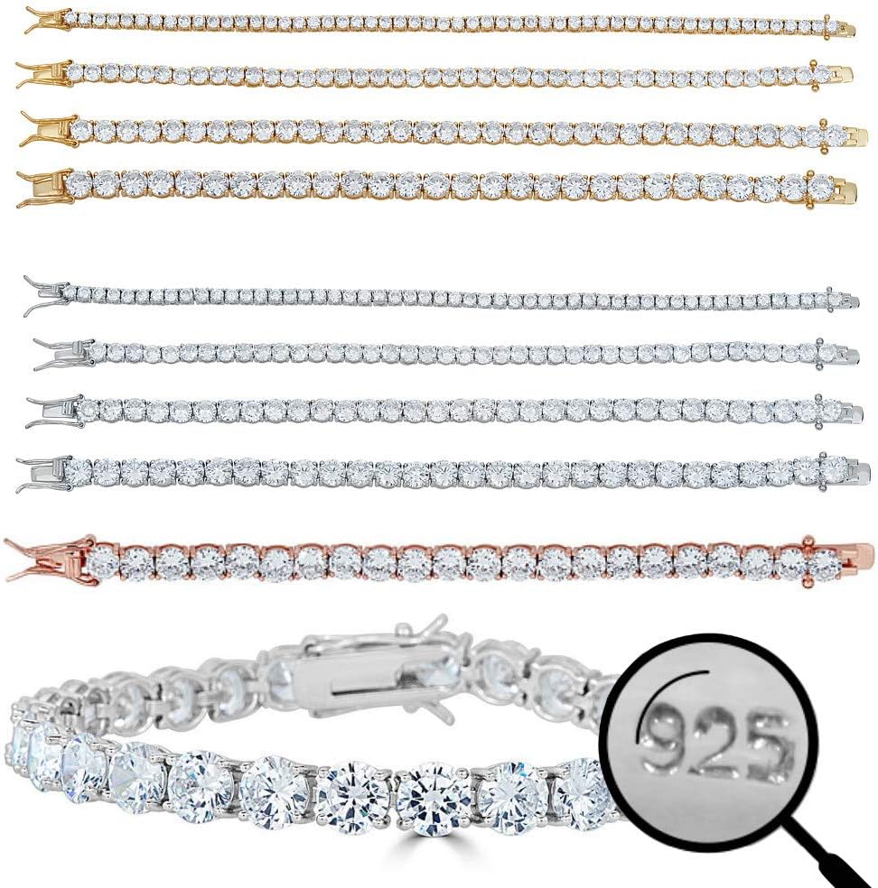 Amazon.com: HarlemBling Real Solid 925 Sterling Silver Mens Or Womens ...