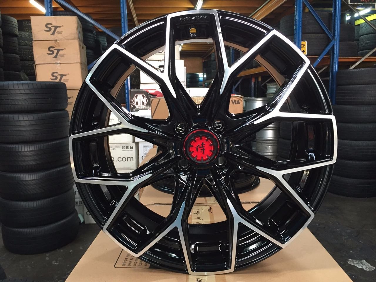 King of Rims Lenso 17 inch Samurai Musashi wheel PCD 4x100 a set of 4 ...