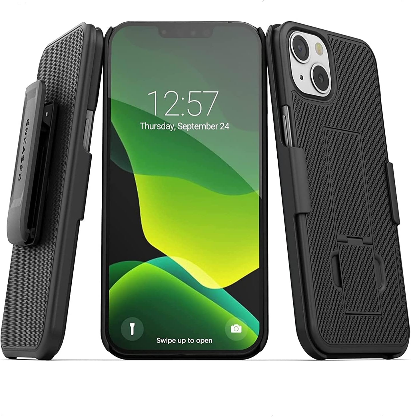 Amazon.com: Encased Compatible with iPhone 12 Belt Clip Case (Thin ...