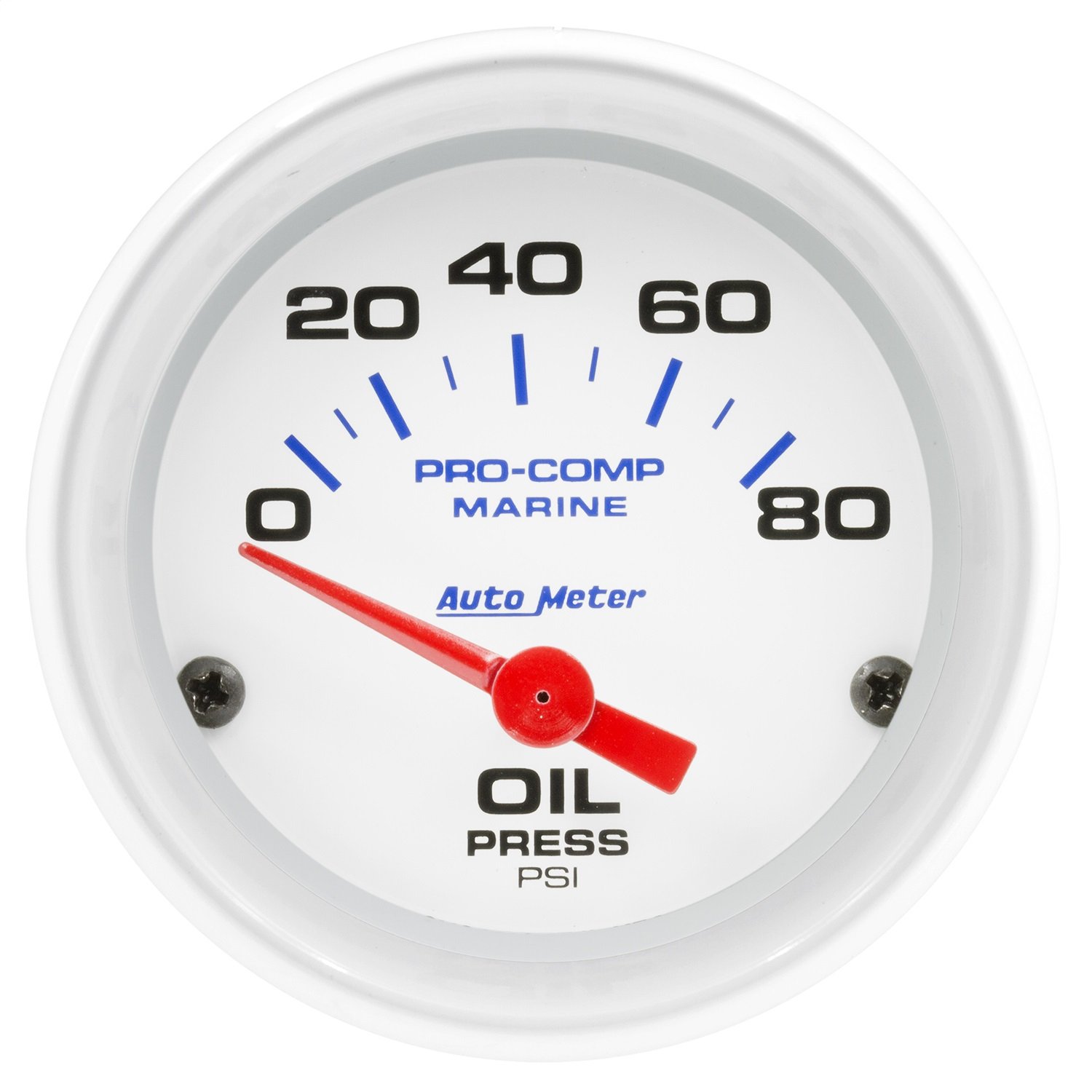 Amazon.com: AutoMeter Gauge, Oil Pressure, 2 1/16", 80Psi, Electric ...