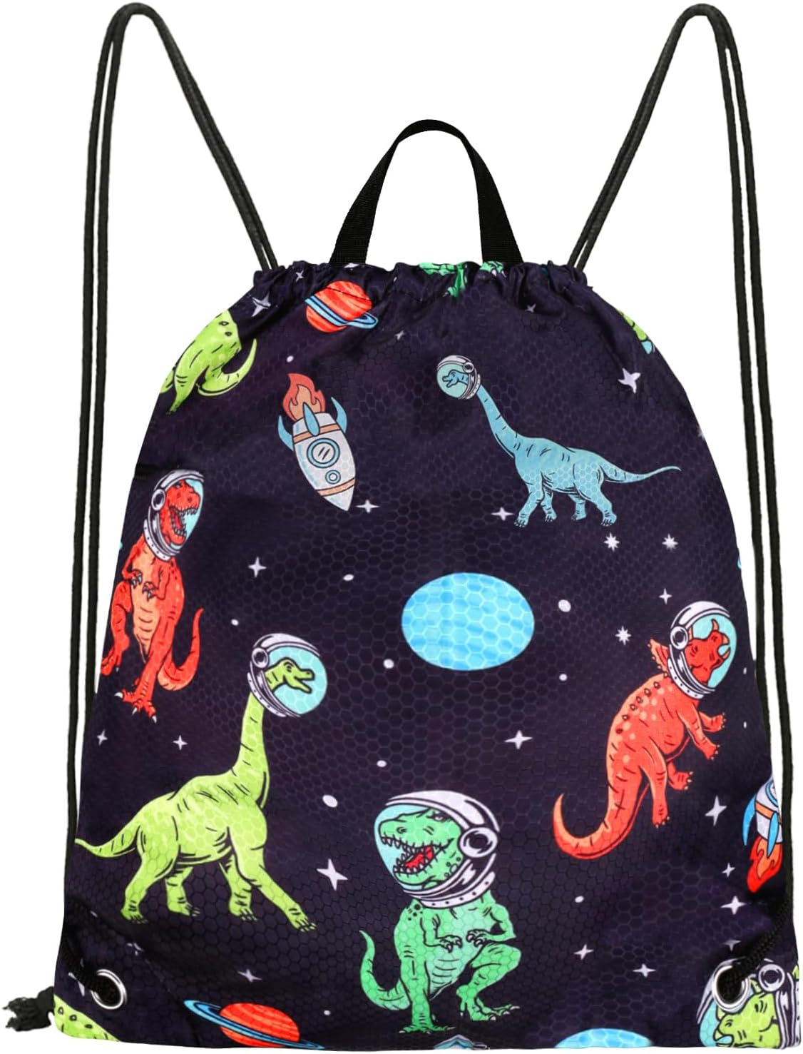 Amazon.com | RLGPBON Dinosaur Drawstring Backpack for Kids Girls and ...