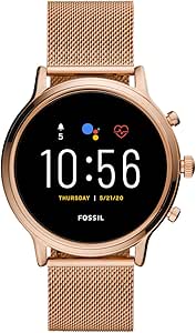 Fossil Gen 5 Julianna - Touchscreen Smartwatch Stainless Steel case and ...