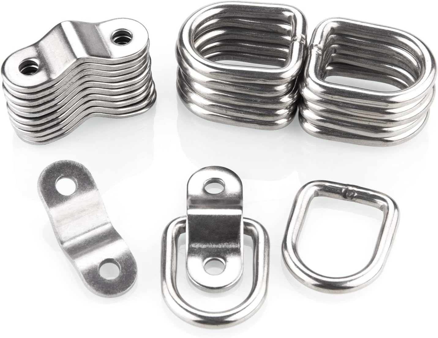 Amazon.com: CenterZ 12 Pack Tie Down Rings with Mounting Bracket, Heavy ...