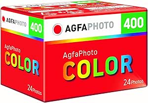 Amazon.com : AgfaPhoto Color 400 135-24 Small Image Negative Film ...