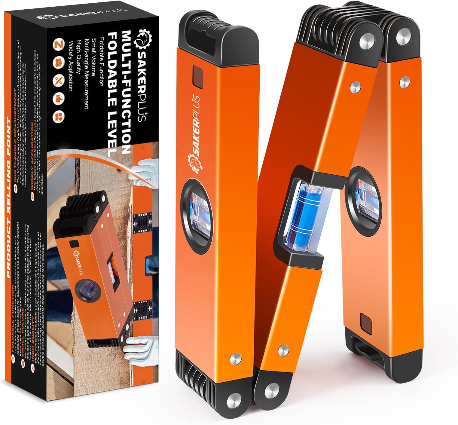 Sutekus Folding Level 5 Sections Foldable Aluminum Alloy Multi-Angle ...