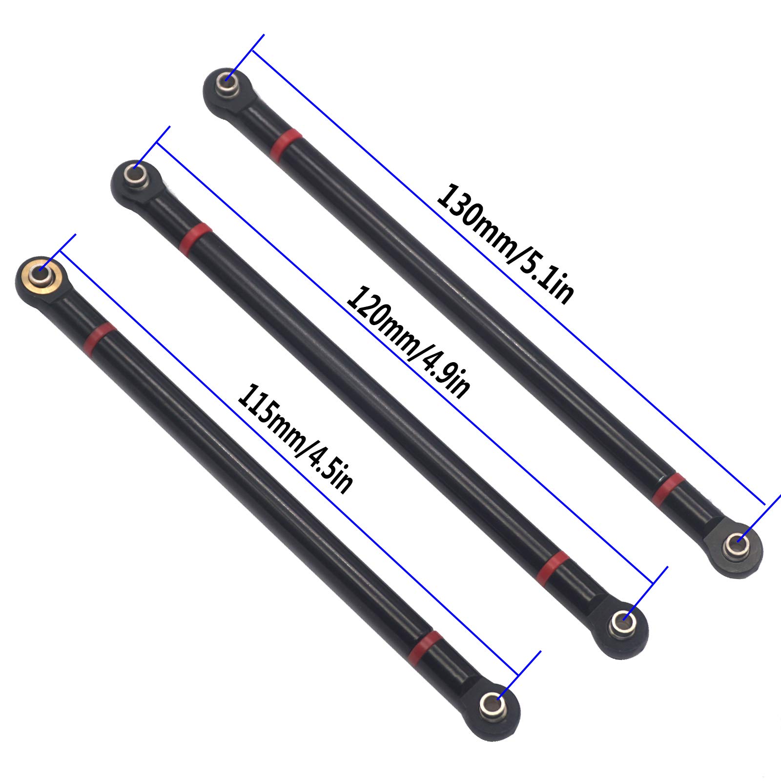 RC Suspension Links Aluminum Alloy Suspension Linkage Set For 1:10 ...