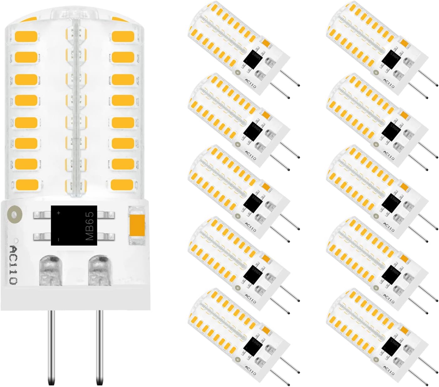 Dimmable LED G4 Bi-Pin Base Bulbs,AC 110V( Do Not Use in Low Voltage ...