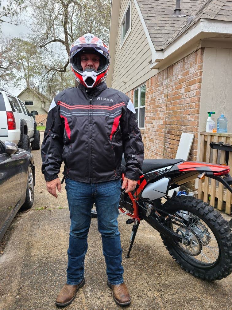 $8/mo - Finance Motorcycle Jacket For Men Waterproof CE Armor ...