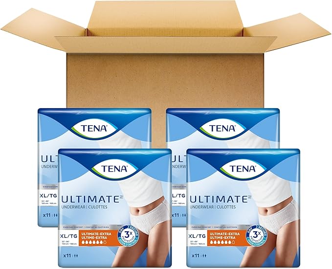 TENA Protective Incontinence Underwear, Ultimate Absorbency, Extra ...