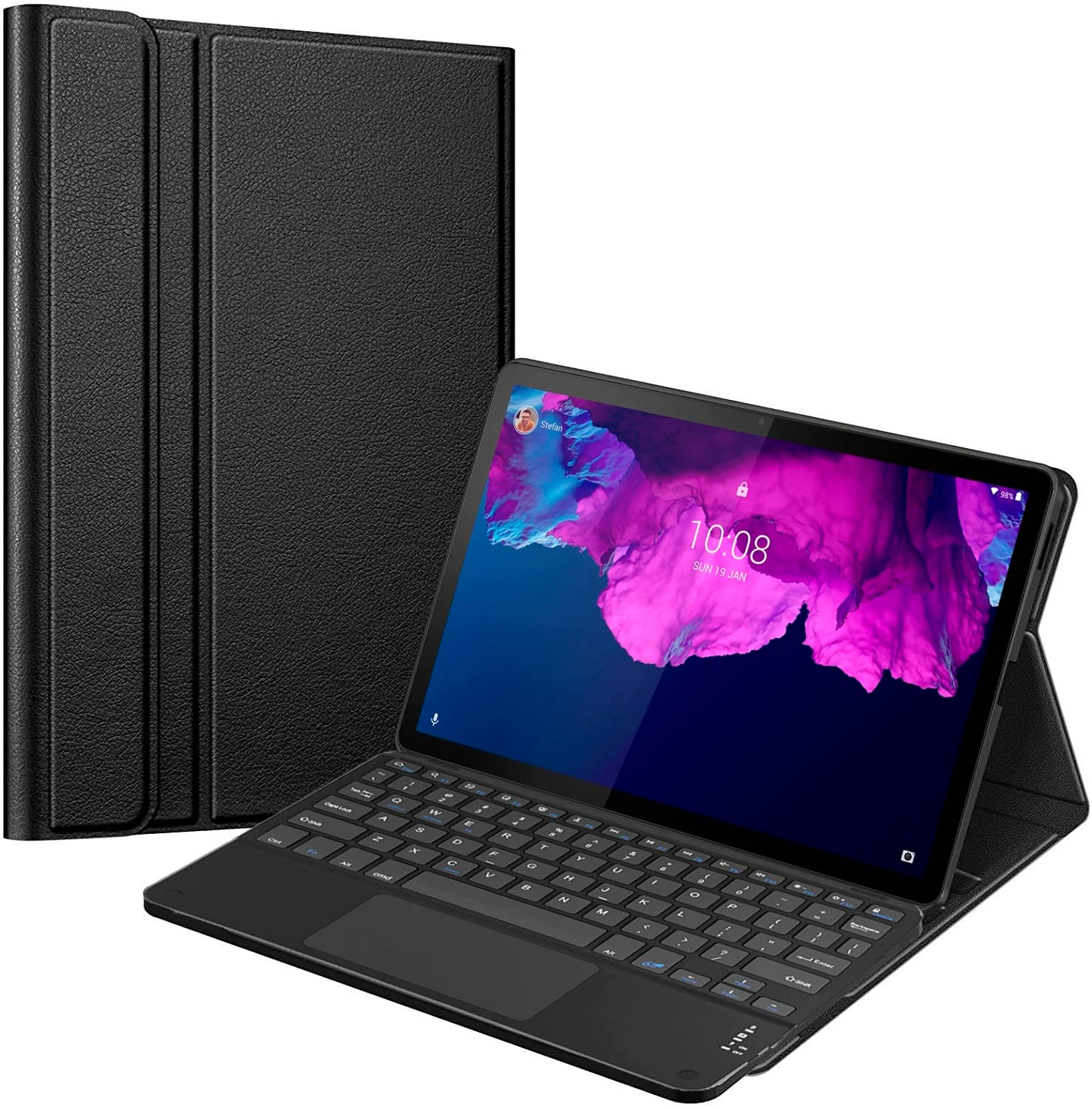 HOM 3 Fold Detachable Wireless Bluetooth Keyboard with Trackpad ...