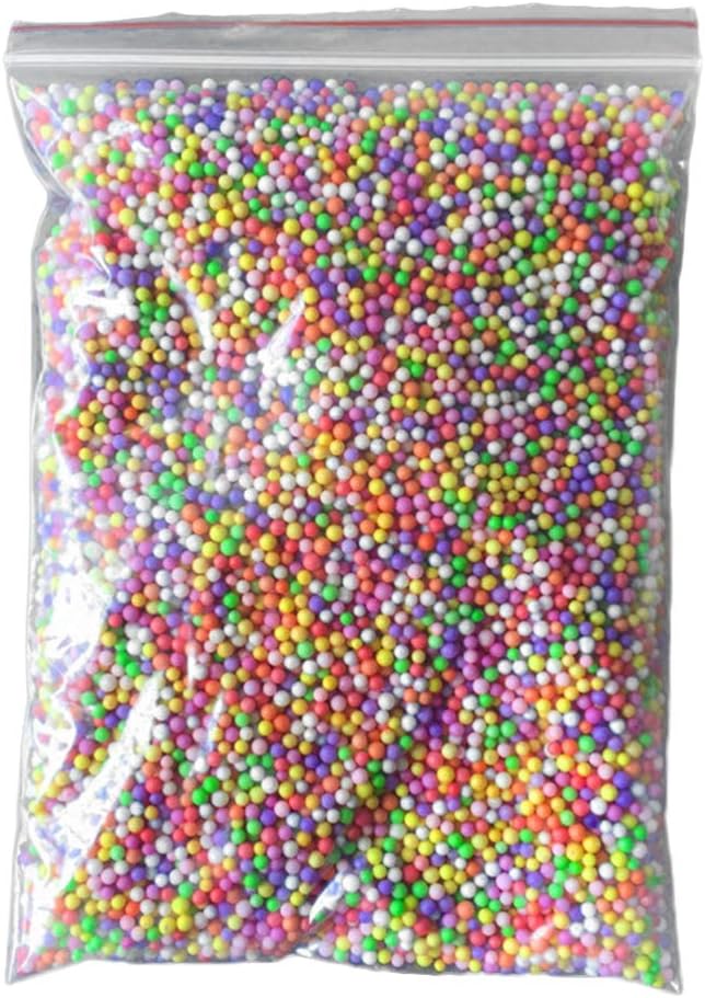Amazon.com: KESYOO Foam Beads Mini Foam Balls for Decorative Filled ...