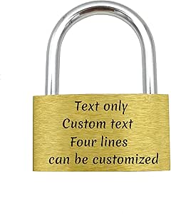 Personalized Custom Love Padlock Custom Pattern Text Wedding ...