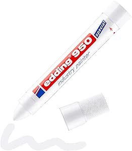 edding 950 industriemarker - wit - 1 stift - ronde punt 10 mm - marker ...
