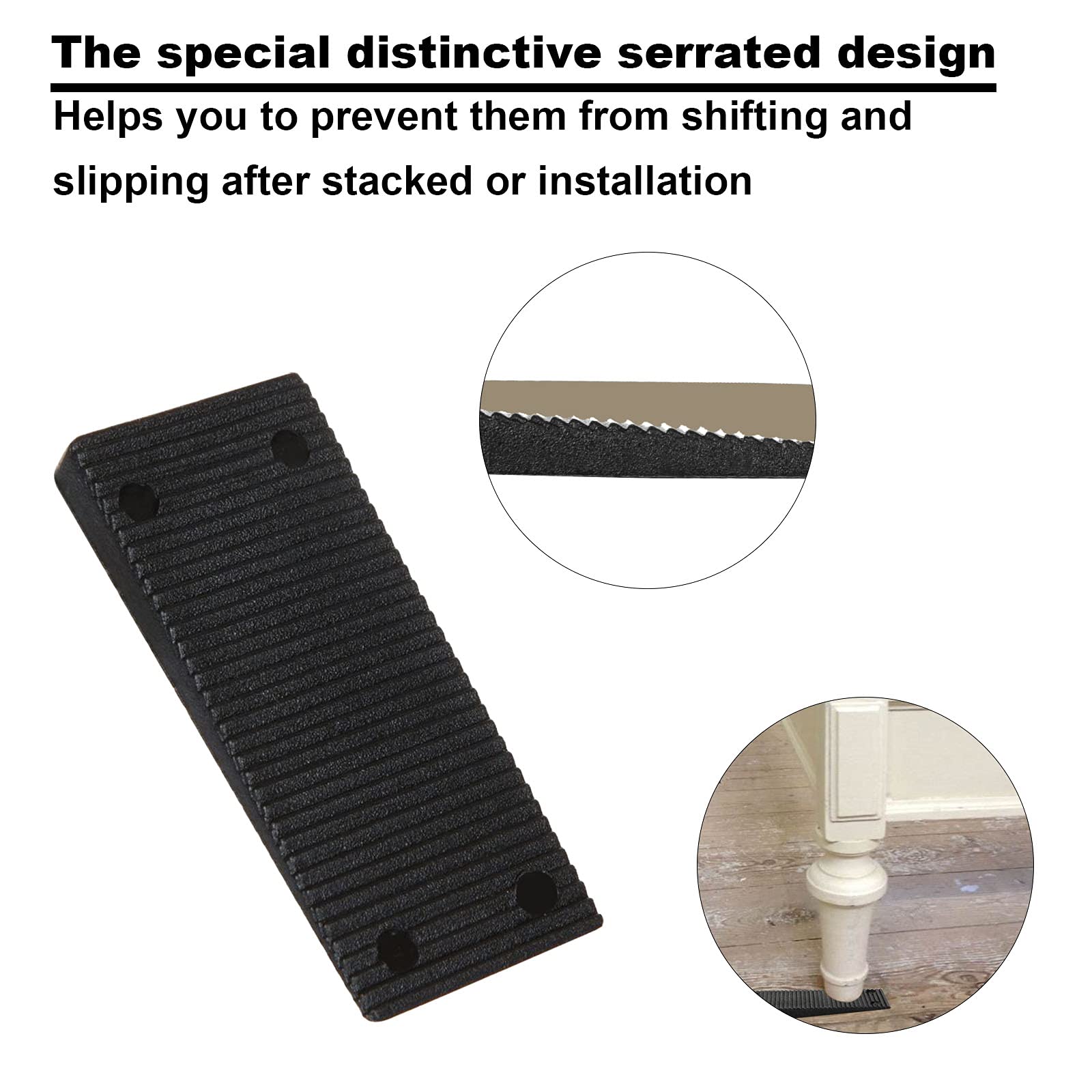 Snapklik.com : 200 Pack Plastic Shims For Leveling, Multi-Purpose Rigid ...