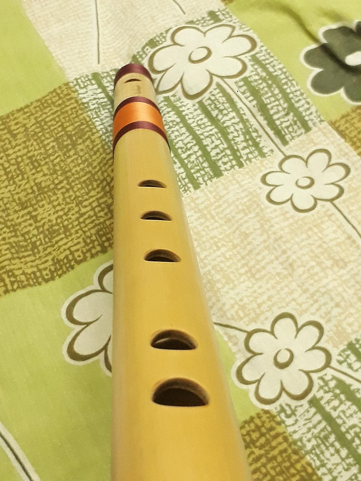 Punam Flutes E Natural Base Right Hand Indian Bansuri Size 29.3 Inches ...