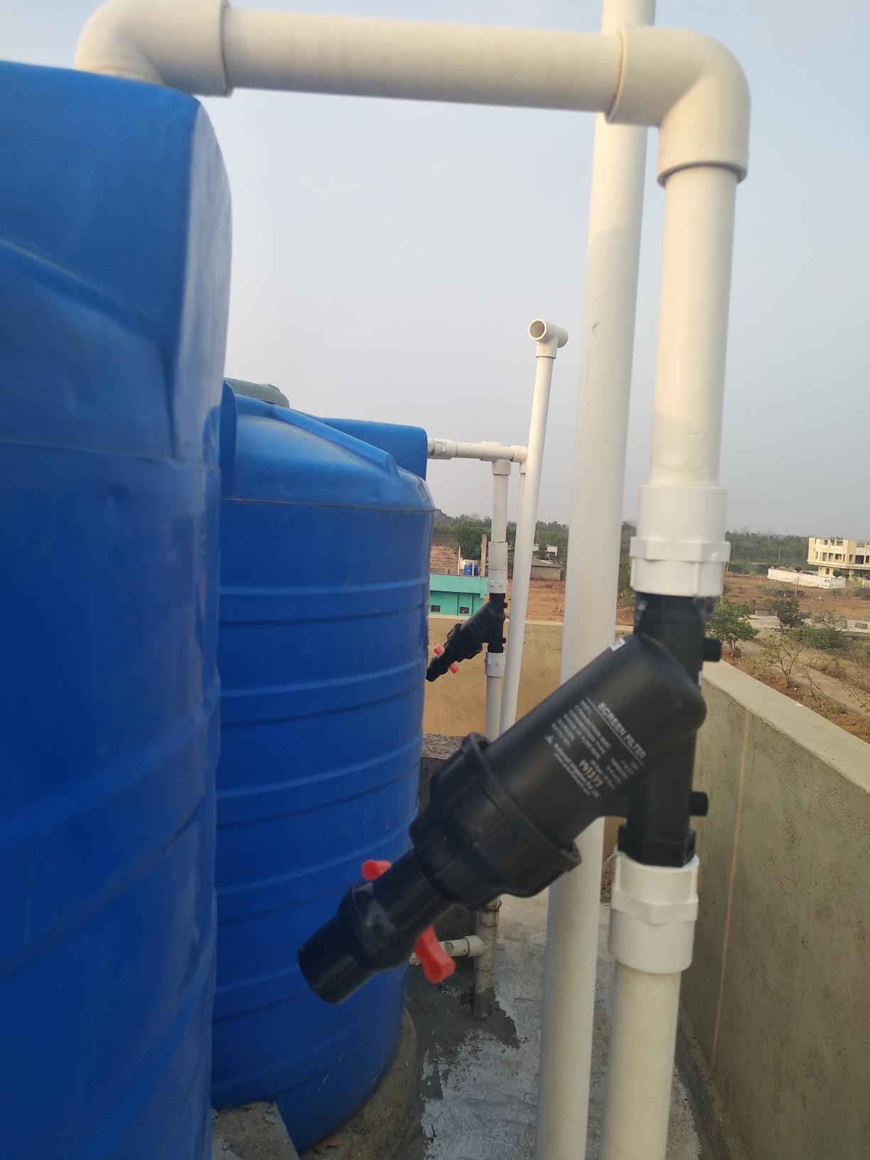 AIPL Y-Type Inlet Water Tank with Fta Adaptor - 1 Filter, 2 Adaptors ...