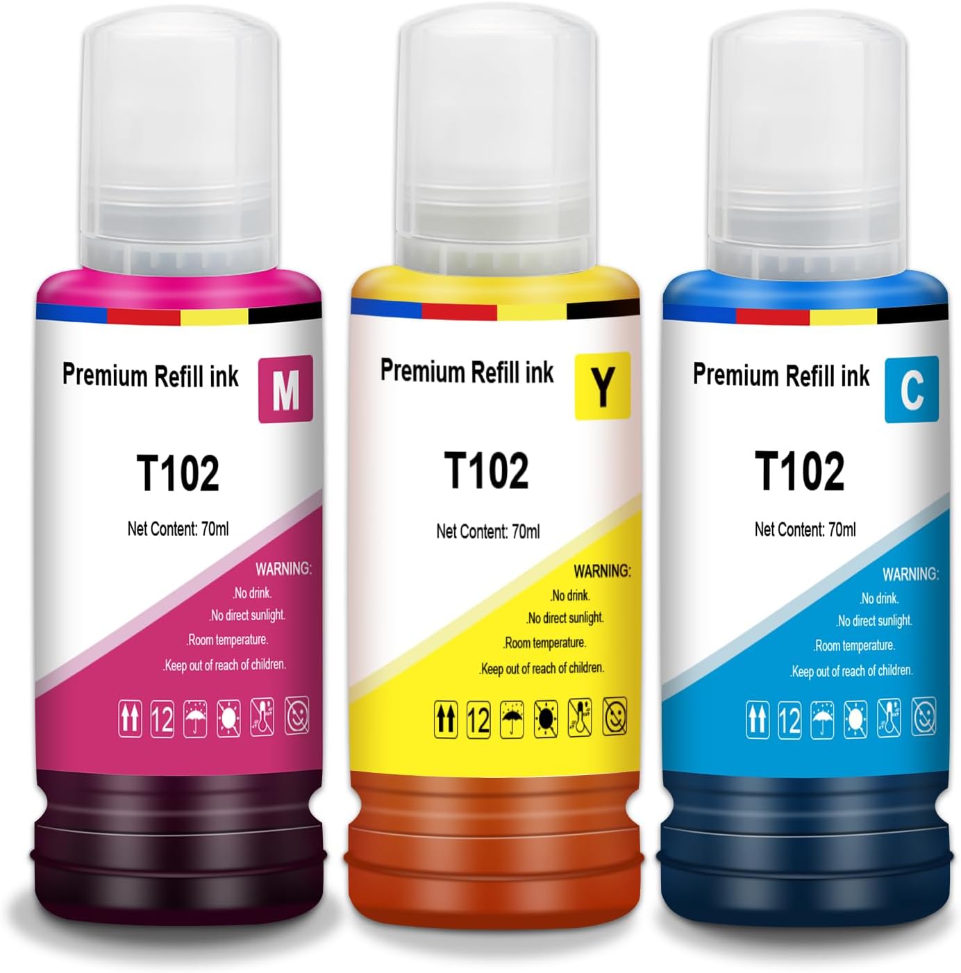 UniPlus Tinte 102 Kompatibel für Epson 102 Multipack Color ...