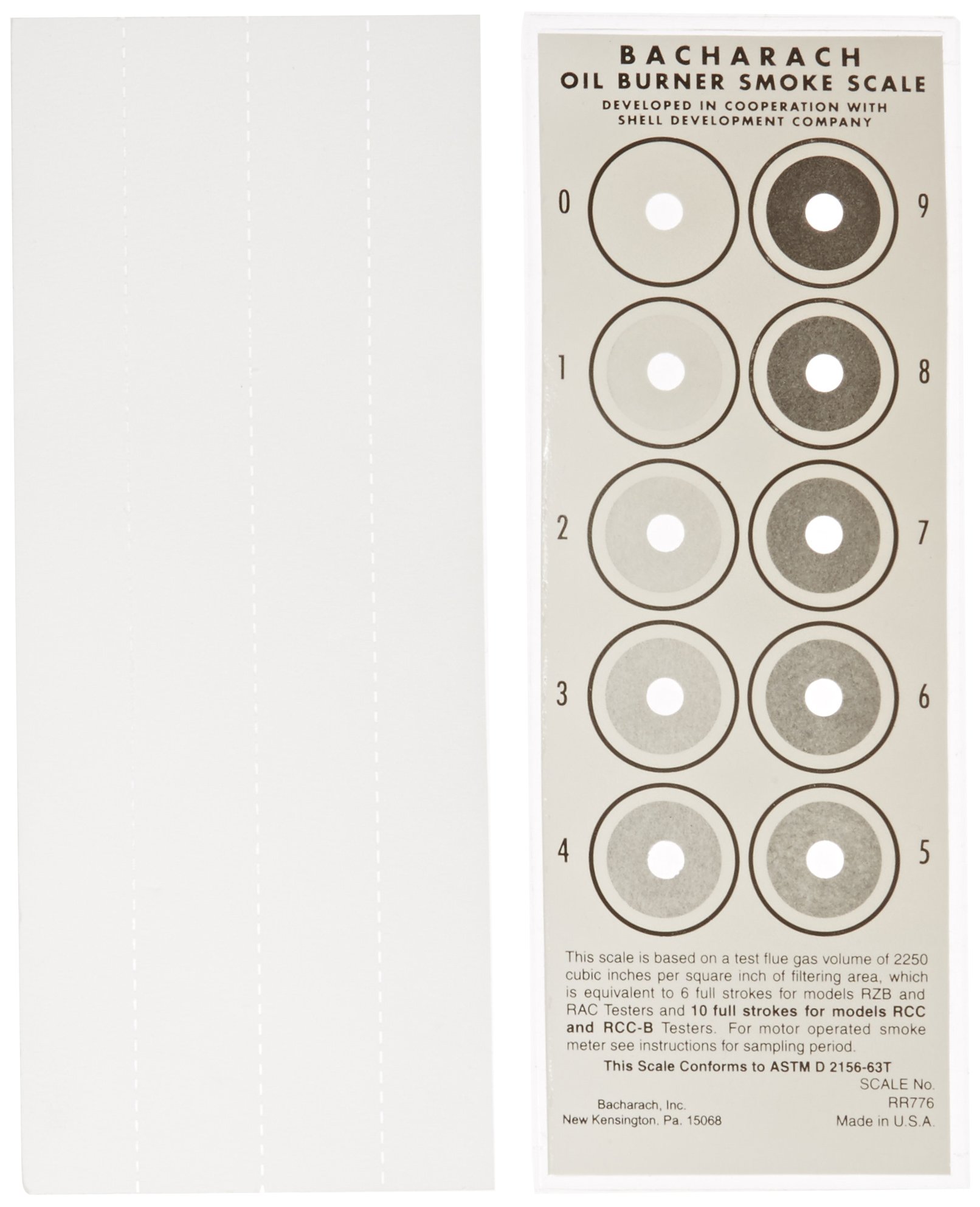 Buy Bacharach 0021-0020 Scale and Filter Paper for True Spot Smoke ...