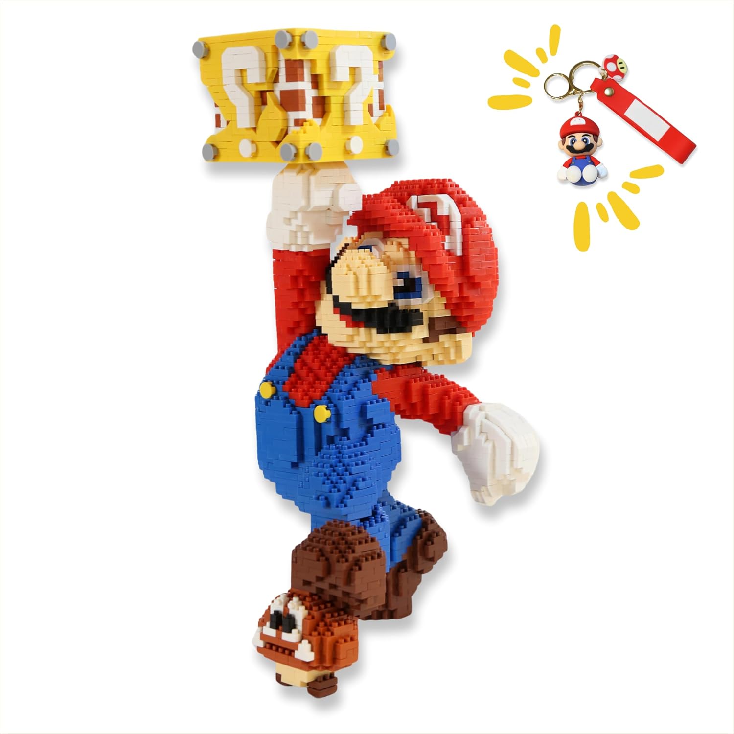 GREEN BRAIN Set de Construccion Mario Bros Mario Bros Armable Mario ...