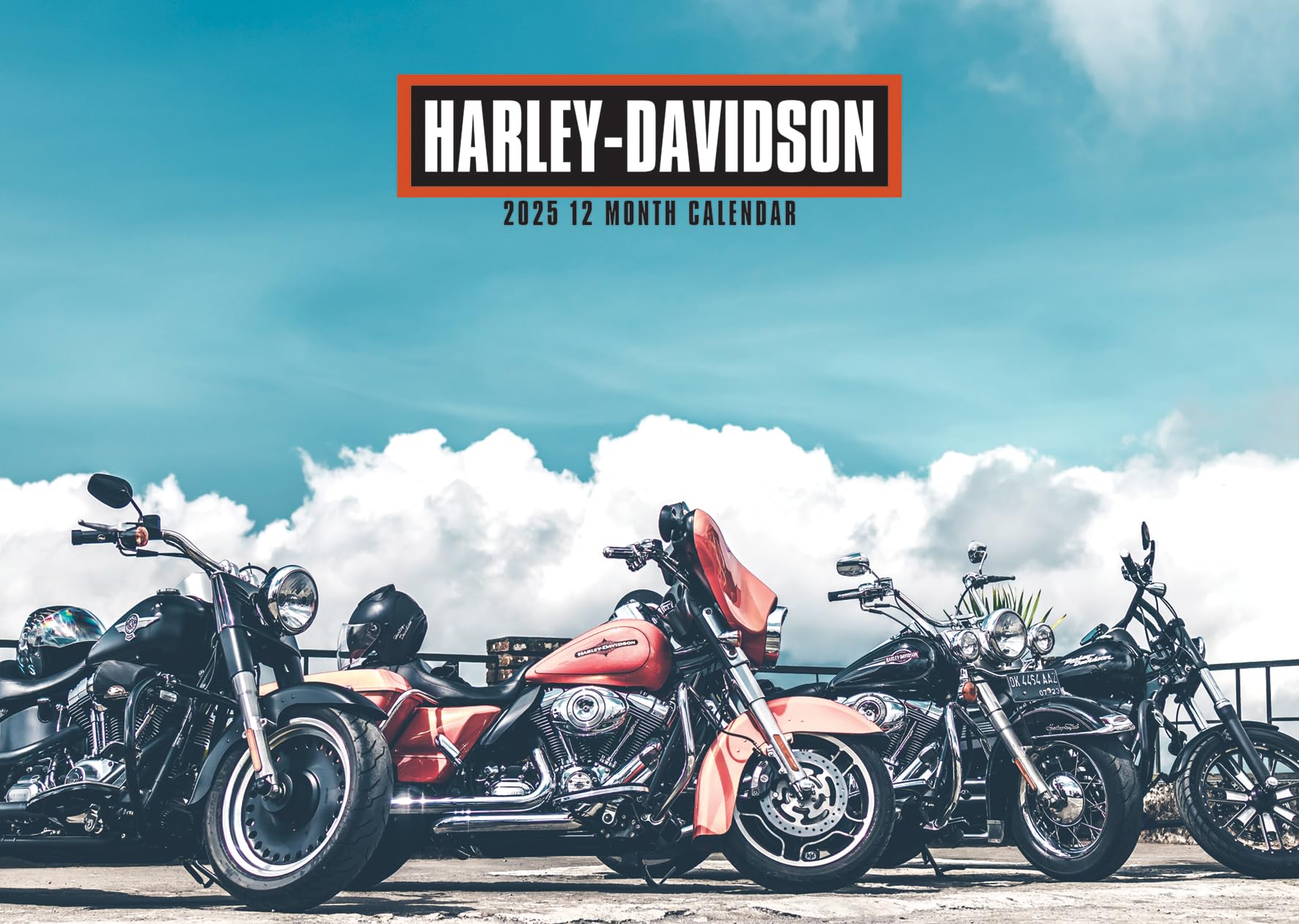 Harley Davidson 2025 – A3 Size Wirobound Calendar – BigaMart