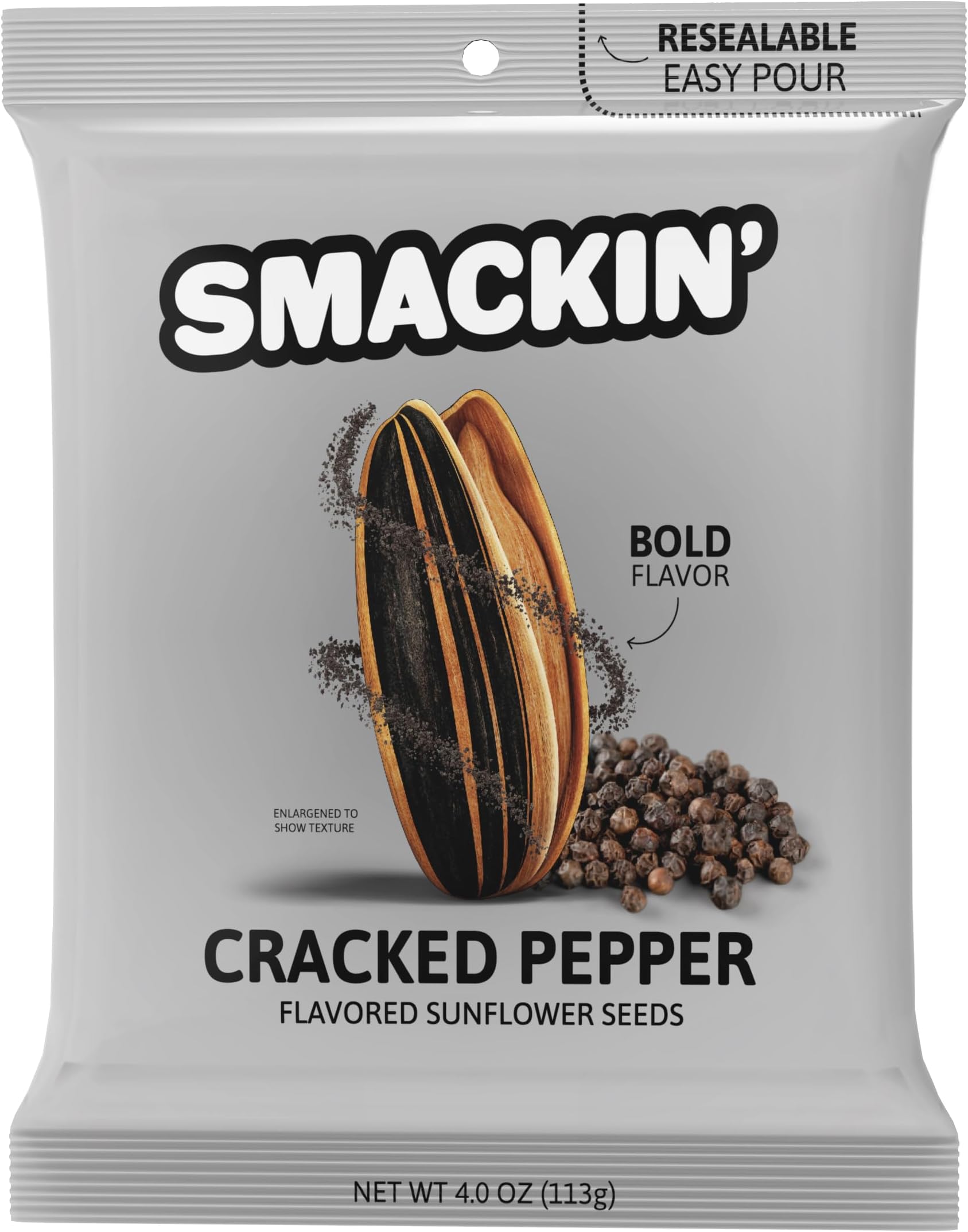 Amazon.com : SMACKIN' Sunflower Seeds, Roasted Jumbo Small-Batch ...