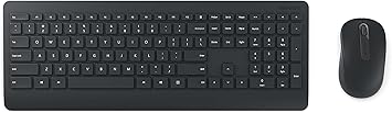 Amazon.com: Microsoft Wireless Desktop 900 - Black. Wireless Keyboard ...