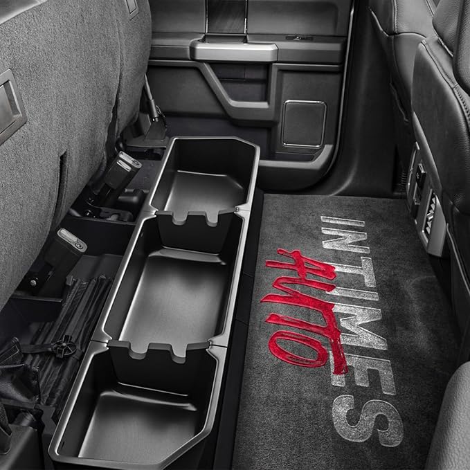 Amazon.com: InTimesAuto Black Underseat Storage for 2017-2024 Ford F ...
