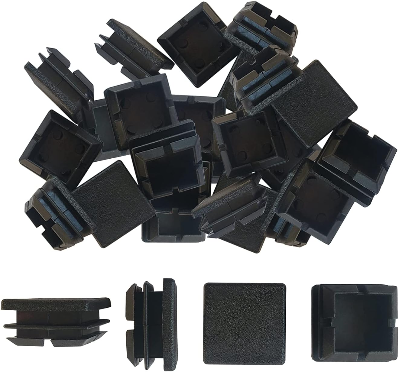 Amazon.com: Square Plastic Plug 1 Inch, WMDXF 30 Pieces Pipe Tubing ...