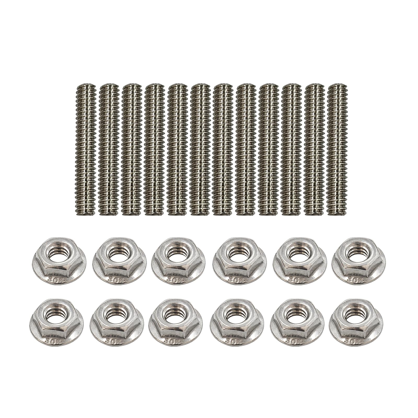 Amazon.com: QGHAUC Stud Kit Bolts Valve Cover Stainless Steel ...