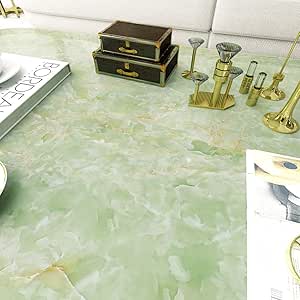 Livelynine 24 X 197inch Green Contact Paper for Countertops Waterproof ...