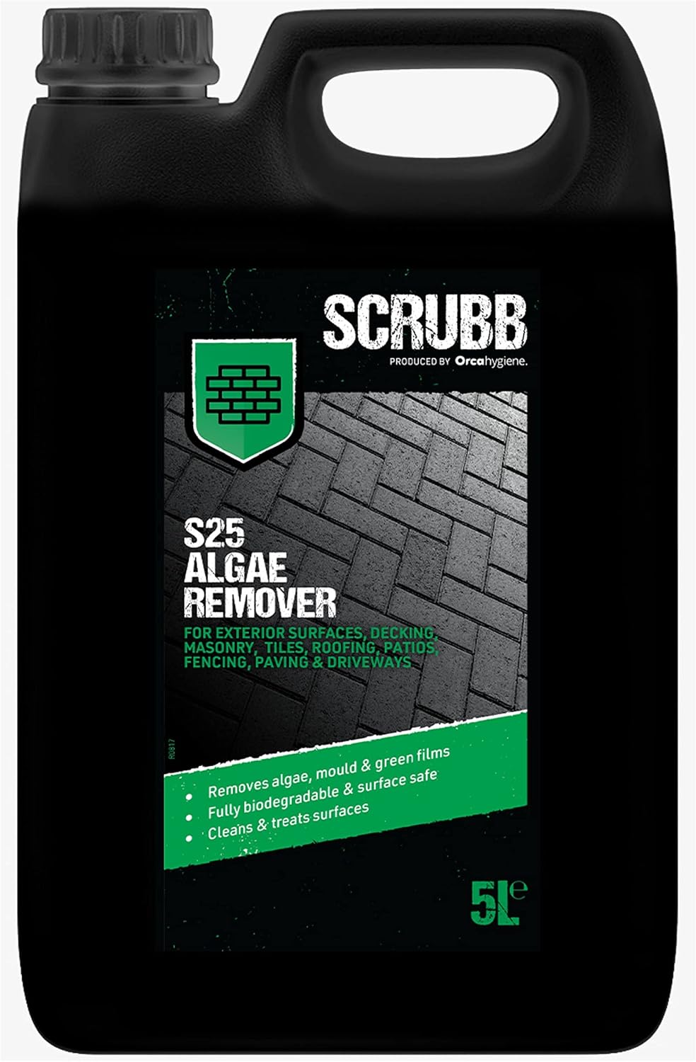 SCRUBB S25 Algae Remover, Mould & Lichen Remover, for Exterior Surfaces ...
