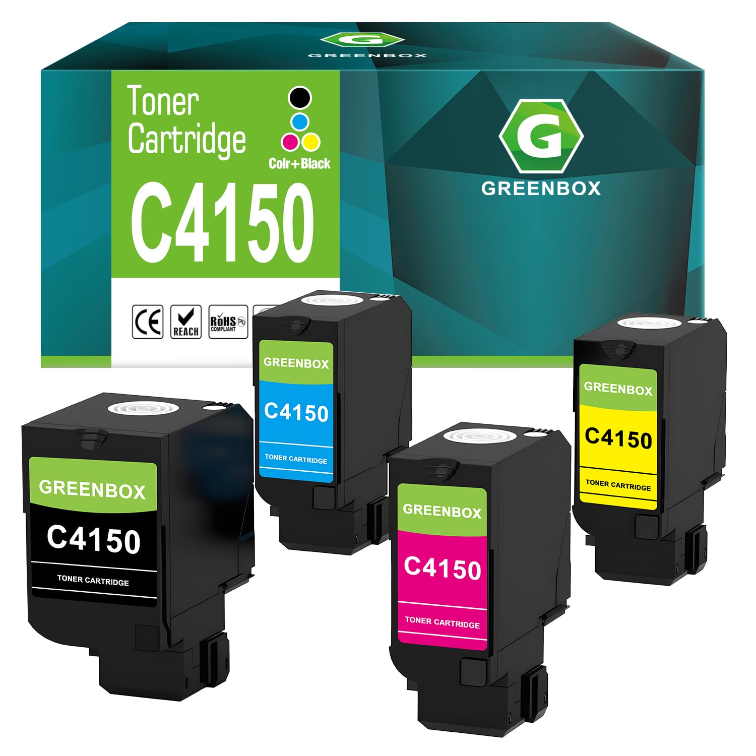 Amazon.com: GREENBOX Remanufactured C4150 Toner Cartridge Replacement ...