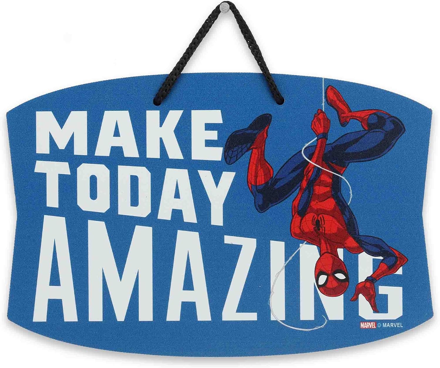 Amazon.com: Marvel Spider-Man Make Today Amazing Hanging Metal Sign ...