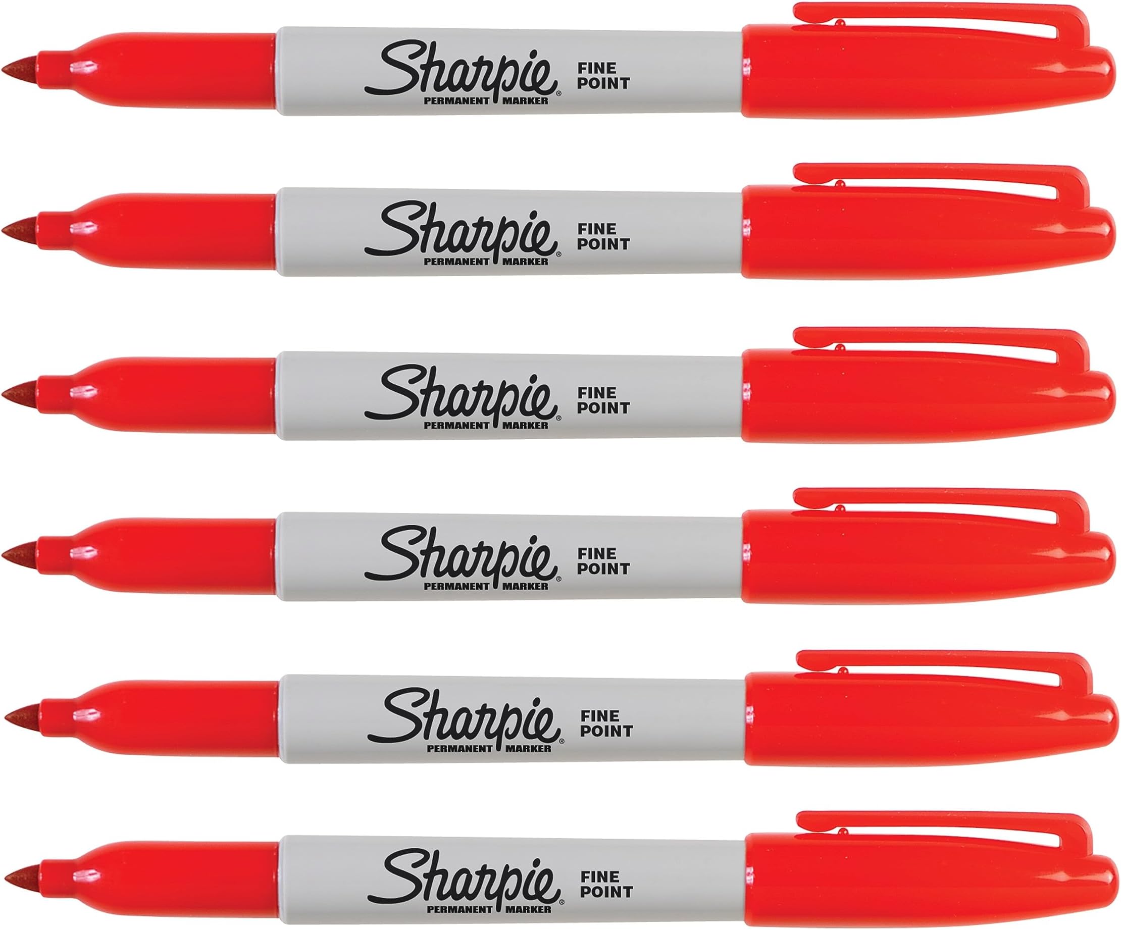 Sharpie Red Marker (6-Pack) : Amazon.ca: Office Products