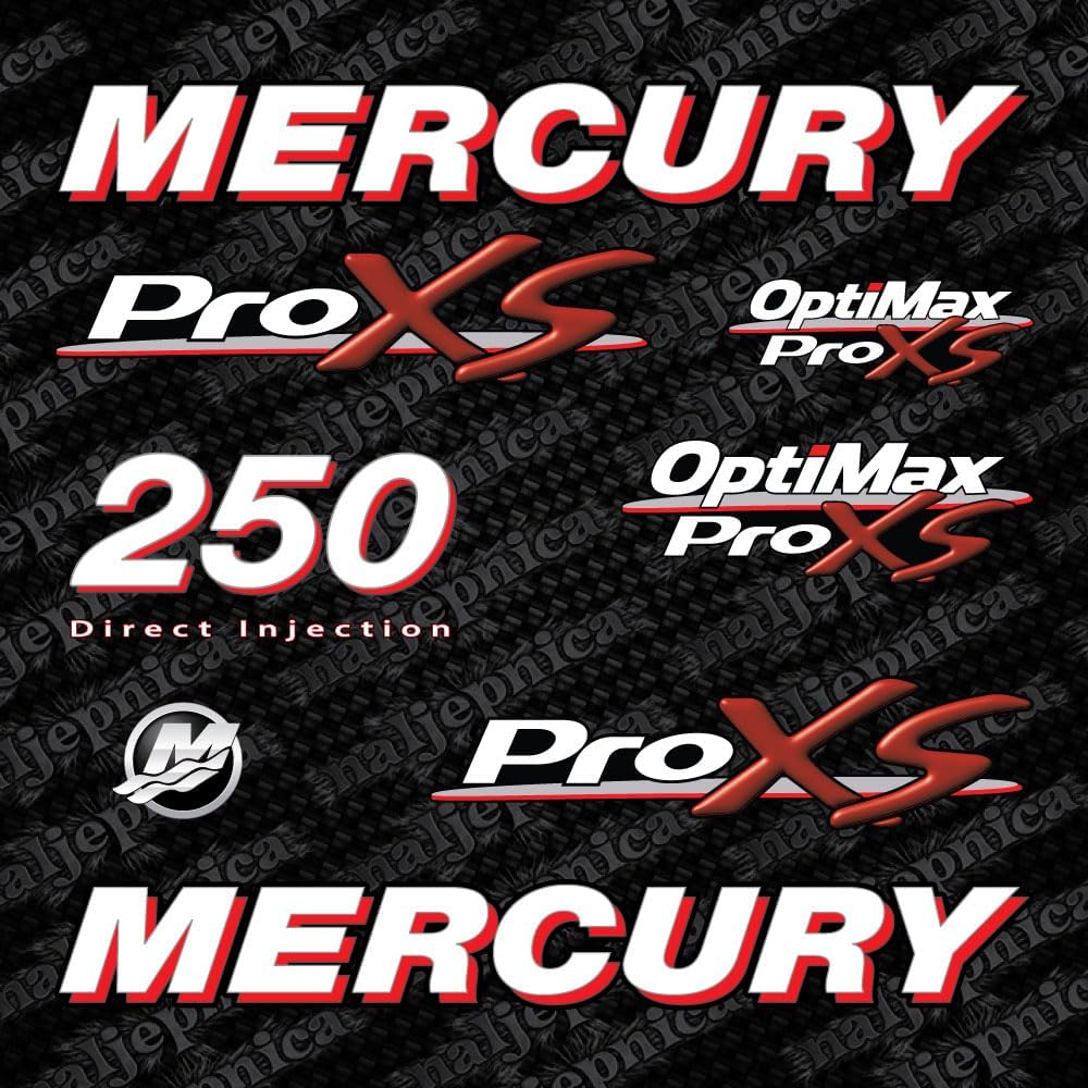 Amazon.com - 411 Decals Aftermarket Replacement for Mercury 225 Pro XS ...